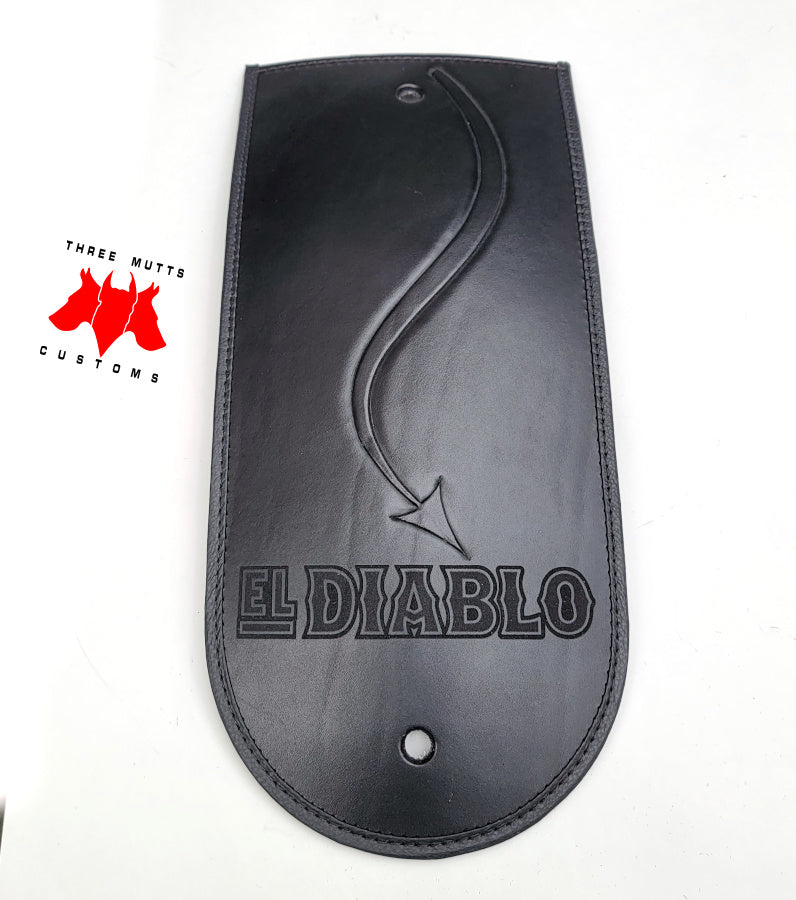 Low Rider El Diablo fender bib – Three Mutts Custom Leather