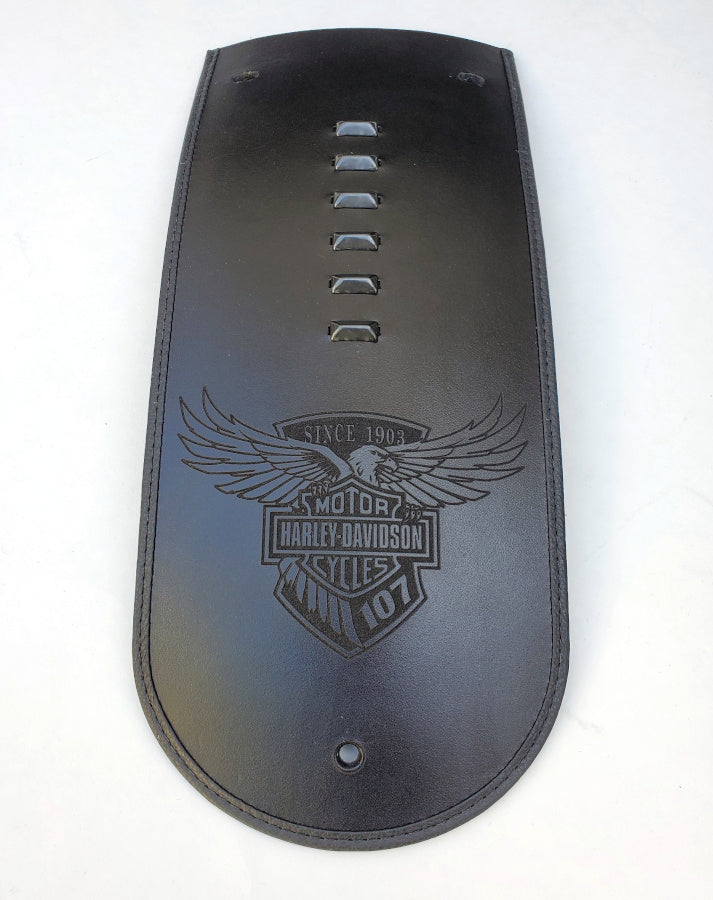 2018 + Softail Heritage engraved fender bib - OEM bar spots – Three ...