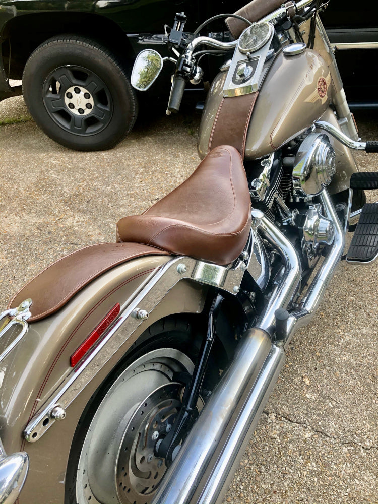 Bib Set - Softail Models - Mustang Matching – Three Mutts Custom Leather